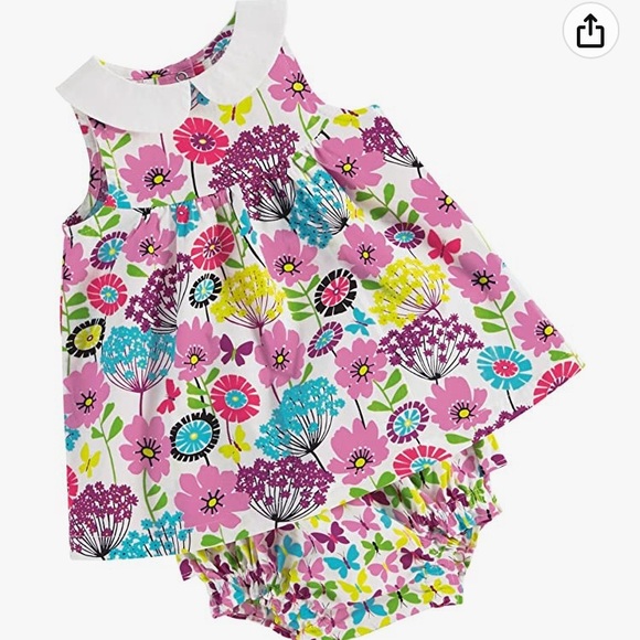 Vera Bradley | Dresses | Vera Bradley Baby Dress And Bloomer In ...